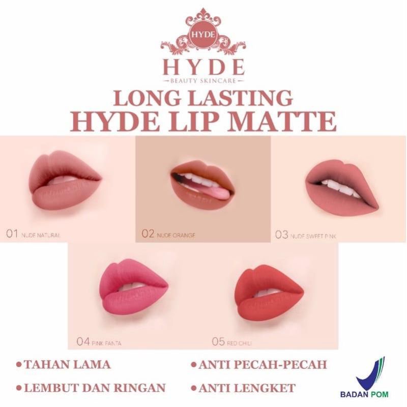 Jual LIP MATTE HYDE LONG LASTING (BISA COD) | Shopee Indonesia