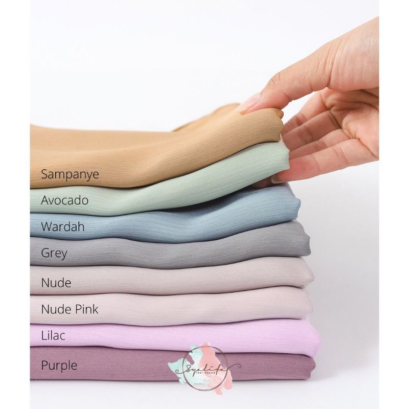 Jual Syalifa Hijab - Pashmina Silk | Shopee Indonesia