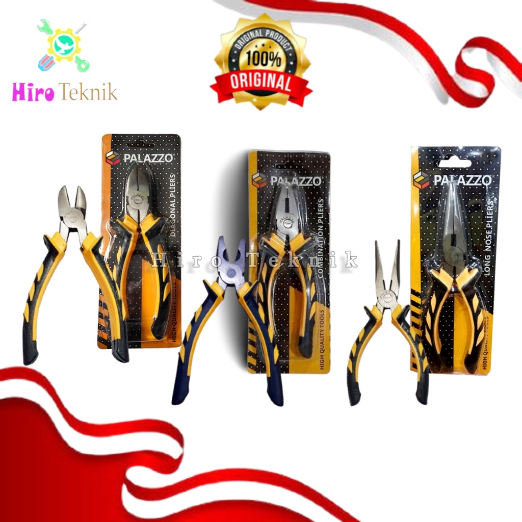 Jual PALAZZO - Tang Kombinasi Tang Lancip Tang Potong VARIAN UKURAN 6 ...