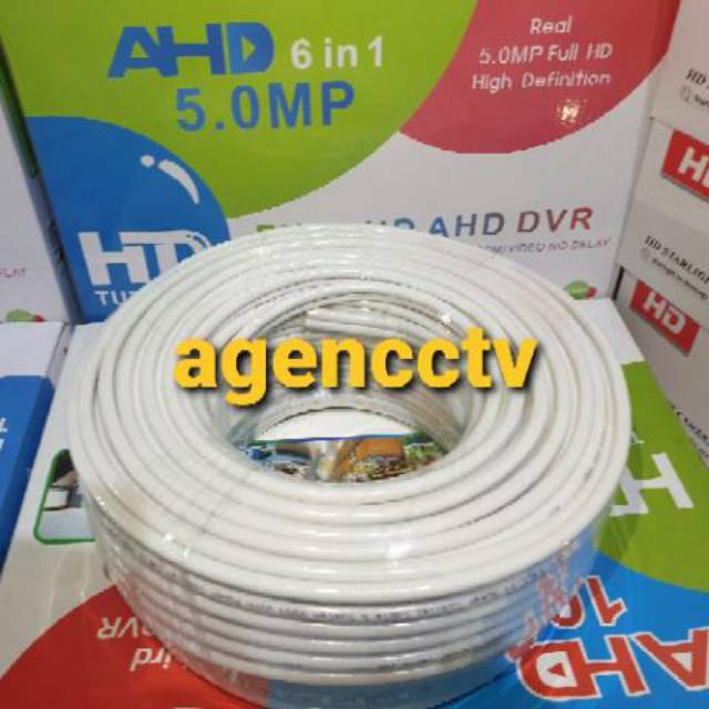 Jual Kabel cctv 50meter rg59 putih | Shopee Indonesia