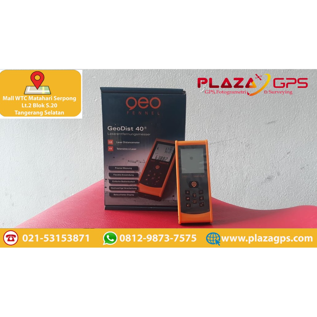 Jual Laser Meter GeoDist 40 Geo Fennel Jarak 40Meter | Shopee Indonesia