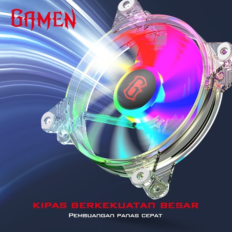 Jual Fan Case Pc Rgb Gamen Gaming GCF100/GCF200/GCF300 Original ...