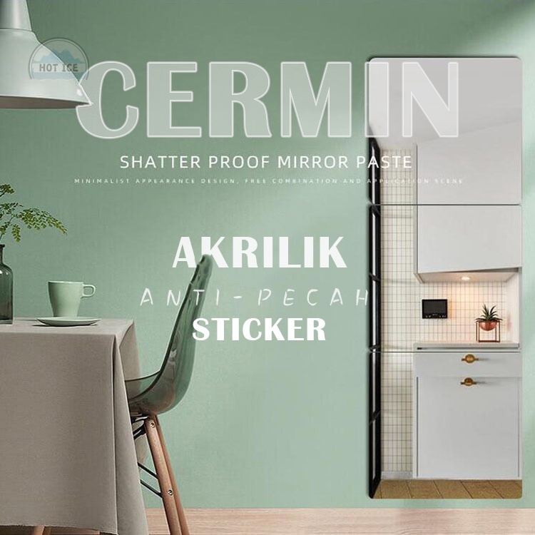 Jual STICKER CERMIN Acrylic STIKER DINDING Kaca Acrylic Sudah Dengan ...