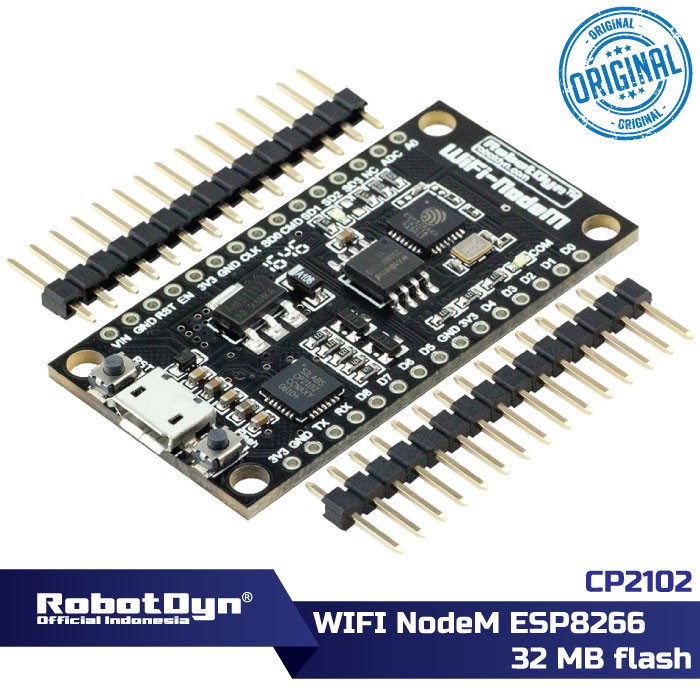 Jual RobotDyn NodeM ESP8266 32M flash WIFI NodeMCU | Shopee Indonesia