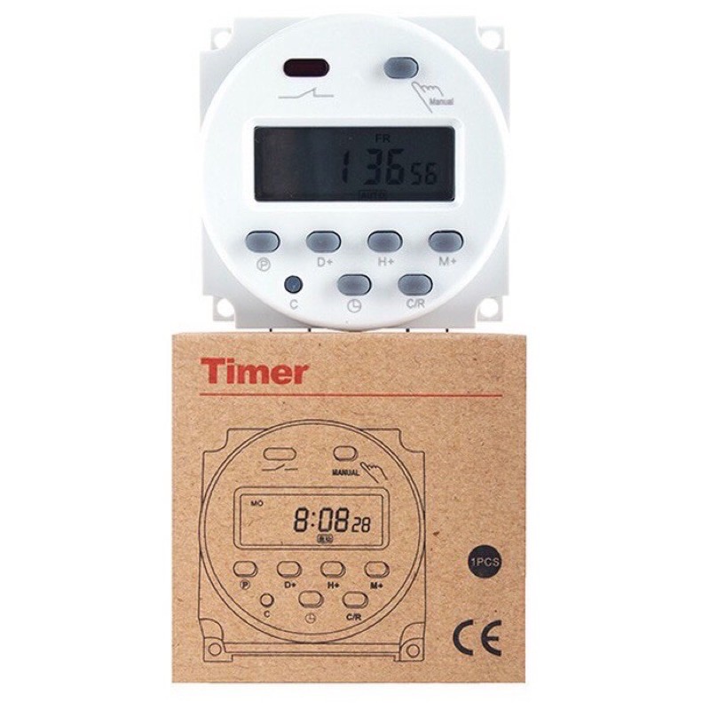 Jual TIMER DIGITAL OTOMATIS AC 220V DC 12V 12Volt 16AMPER TIMER WALET ...