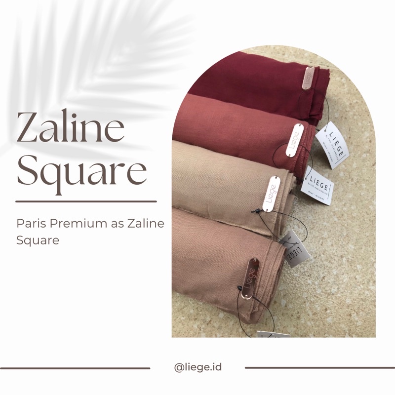 Jual Zaline Square (Voal Paris) by Liege | Hijab Square Jilbab Segi ...
