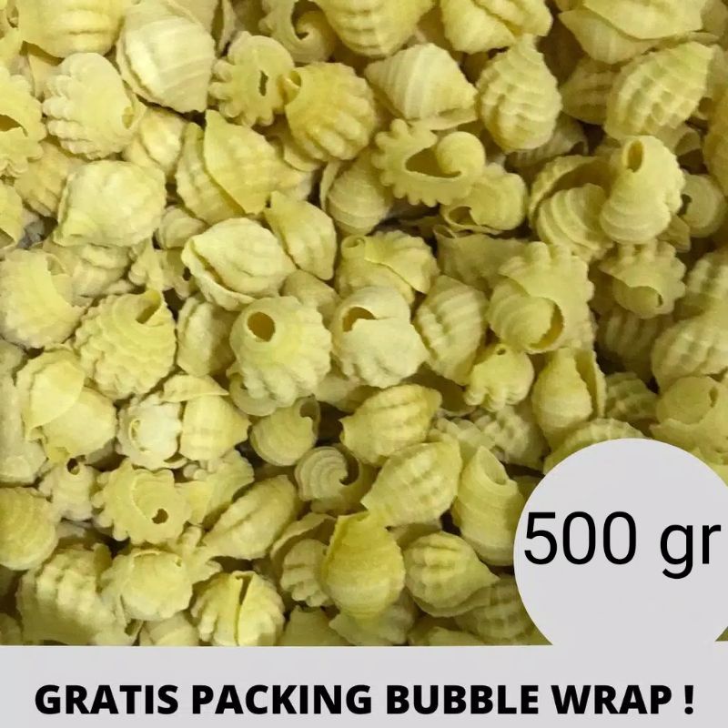 Jual Krupuk mentah kerang mini rebus 500gr | Shopee Indonesia