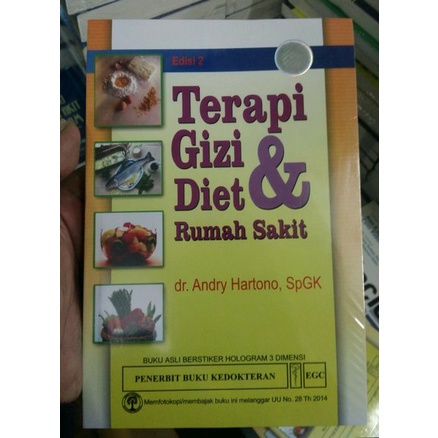 Jual Original Buku Terapi Gizi dan Diet Rumah Sakit, Ed. 2 | Shopee ...