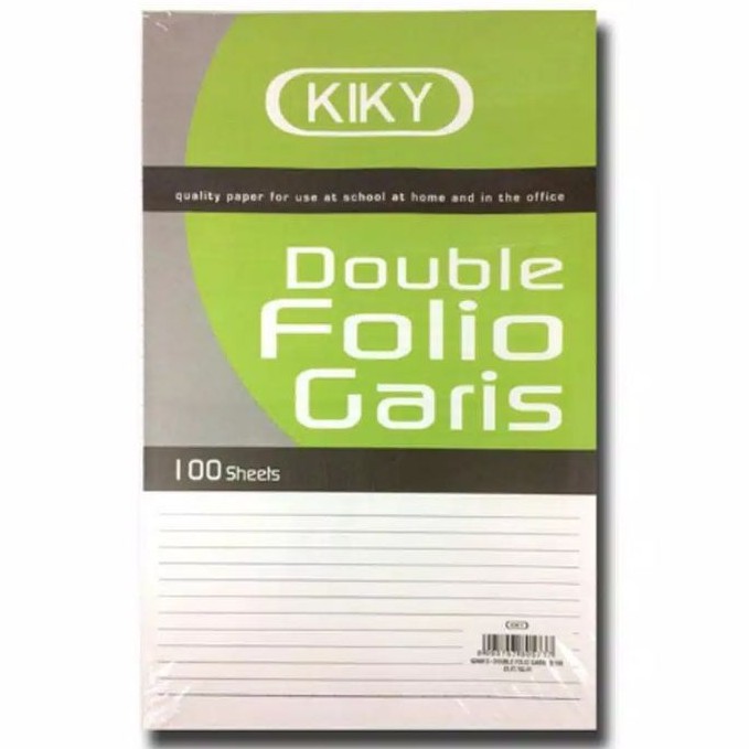 Jual Kertas Double Folio Garis Kiky | KERTAS DABEL POLIO | Shopee Indonesia