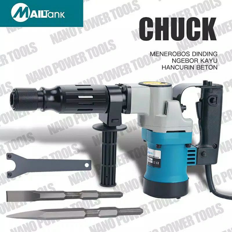 Jual PROMO!!! Bor Bobok Beton 0810 Mailtank/BONCHI SH94 Demolition Hammer Drill 0810 Mailtank ...