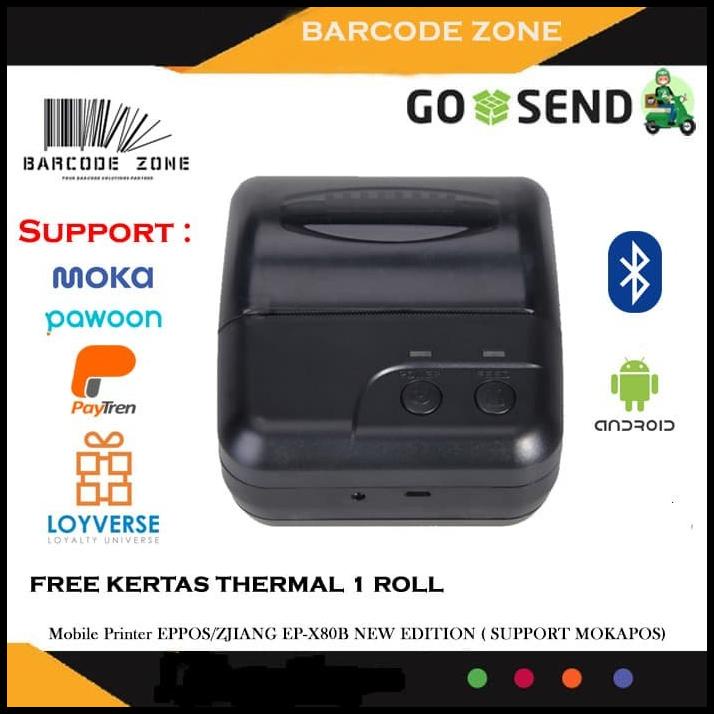 Jual Mini Printer Ppob/Kasir 80Mm Thermal Zjiang/Epos Mp-80 (Usb+Bluetooth) | Shopee Indonesia
