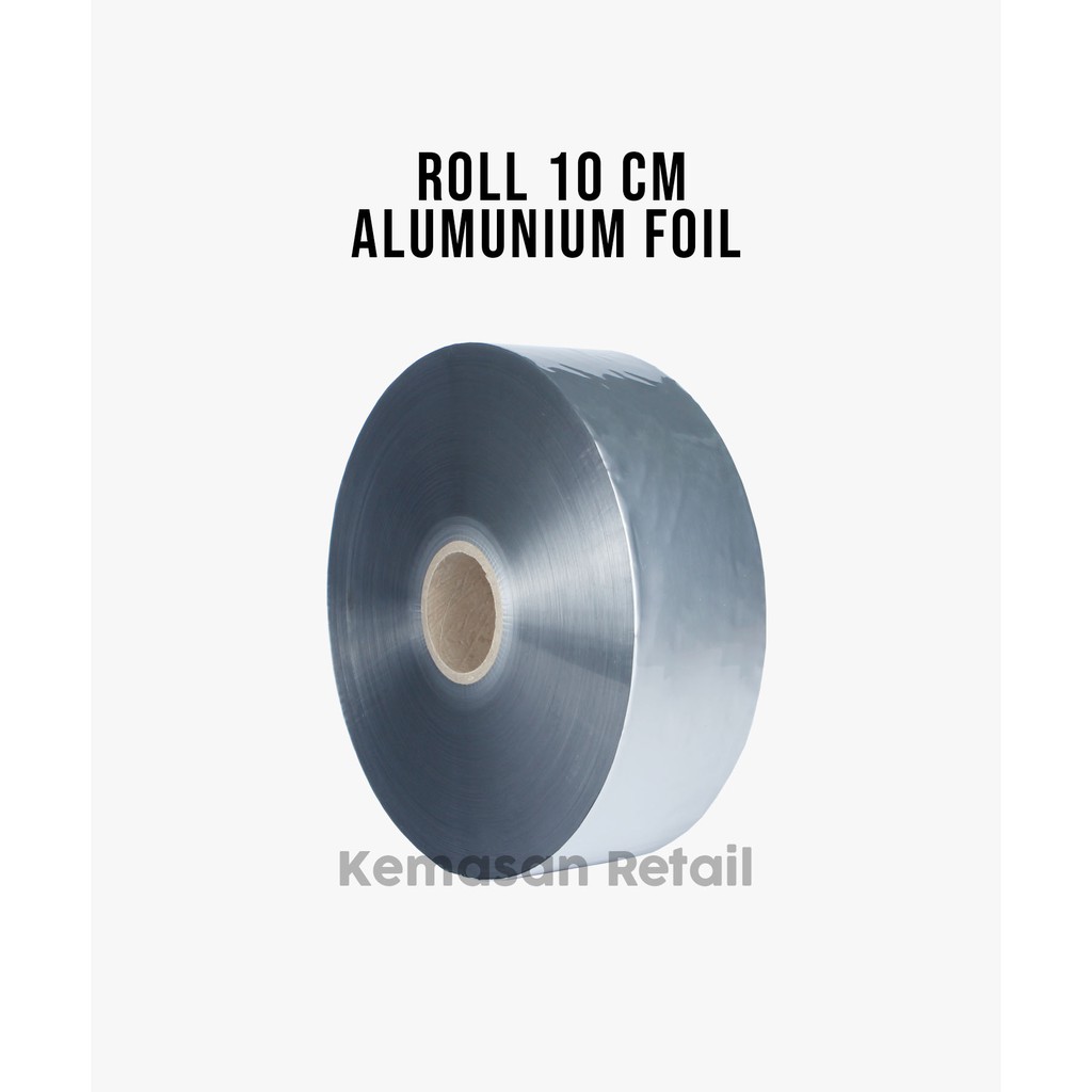Jual Aluminium Foil Roll 10cm x 1000m - Roll Plastik Kemasan - Kemasan ...