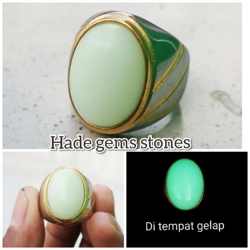 Jual natural batu akik fosfor menyala di kegelapan | Shopee Indonesia