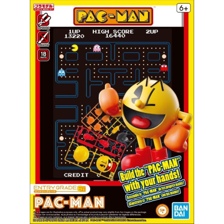Jual ENTRY GRADE PACMAN MODEL KIT - GUNDAM - MAINAN - GUNPLA - RAKITAN ...