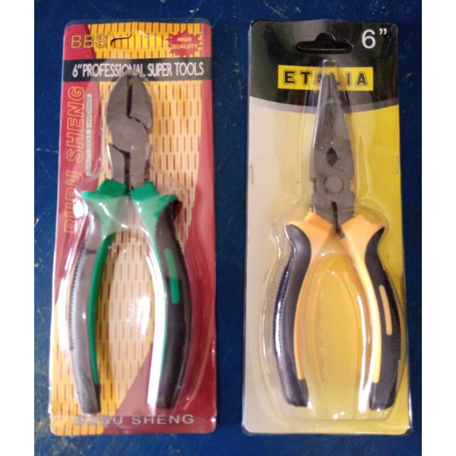 Jual Tang Potong atau Tang Runcing Lancip 6 inch | Shopee Indonesia