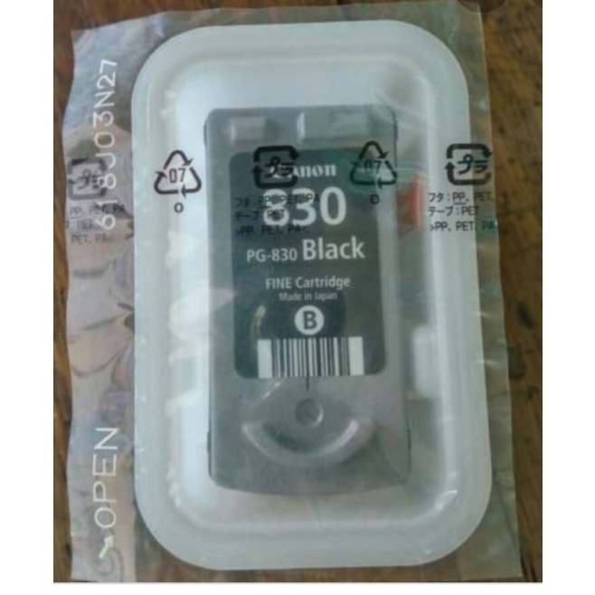 Jual TINTA CANON PG-830 BLACK ORIGINAL LOOSEPACK(TANPA DUS) | Shopee ...