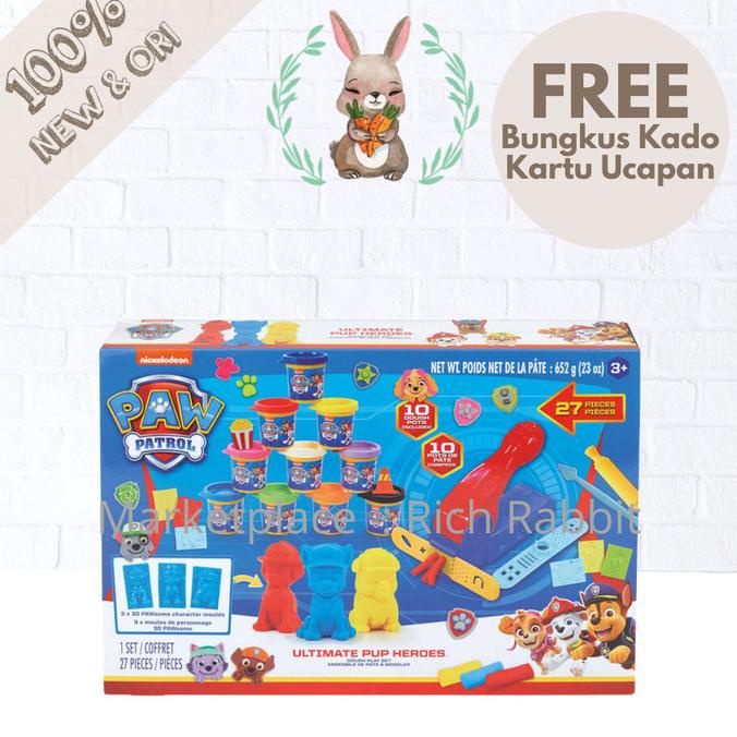 Jual ELC PAW PATROL ULTIMATE PUP HEROES DOUGH PLAYSET MAINAN ANAK ...