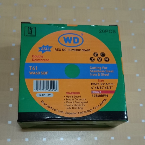 Jual Resibon WD 4" Cutting Wheel Gerinda Potong Besi | Shopee Indonesia