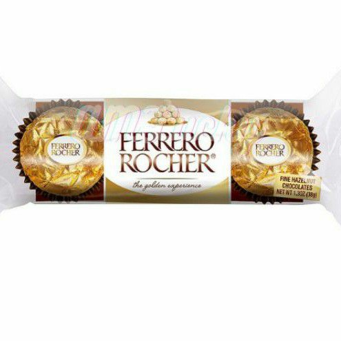 Jual Ferrero Rocher Cokelat Kacang Hazelnut (3pcs) | Shopee Indonesia