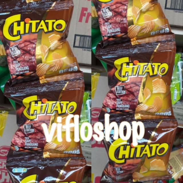 Jual Keripik Kentang Chitato Sapi Panggang (10 x 15 gram) | Shopee ...