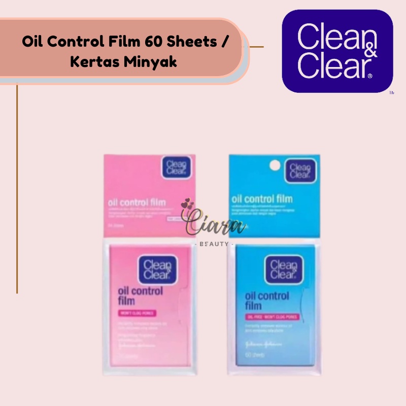 Jual Clean and Clear Oil Control Film 60 Sheets / Kertas Minyak ...