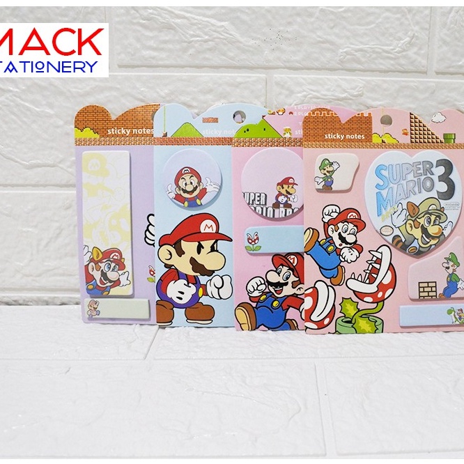 Jual Stick Note Kertas Fancy MARIO N1121 / Sticky Note | Shopee Indonesia