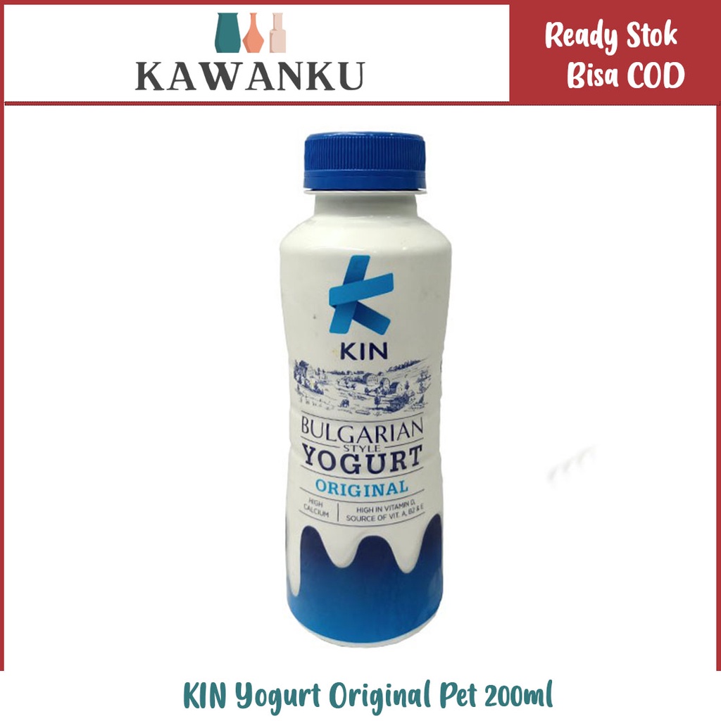 Jual KIN Yogurt Original Pet 200ml | Shopee Indonesia