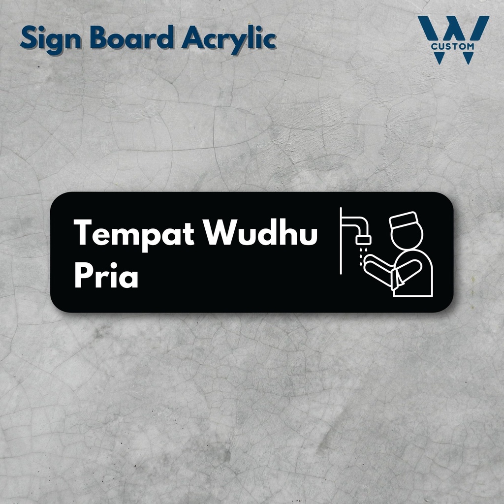Jual SIGN BOARD AKRILIK / SIGN AKRILIK / SIGN MUSHOLLA / TEMPAT WUDHU ... Jual SIGN BOARD AKRILIK / SIGN AKRILIK / SIGN MUSHOLLA / TEMPAT WUDHU ...