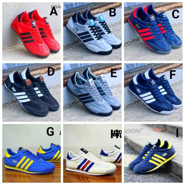 Jual sepatu pria adidas dragon sepatu cowok sneakers olah raga import ...