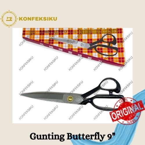 Jual Gunting Potong Bahan Kain / Gunting Butterfly 8", 9", 10", 12 ...