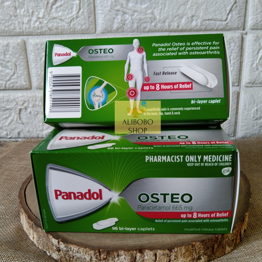 Jual PANADOL OSTEO OSTEOARTHRITIS PARACETAMOL 665MG 96 CAPLETS | Shopee ...