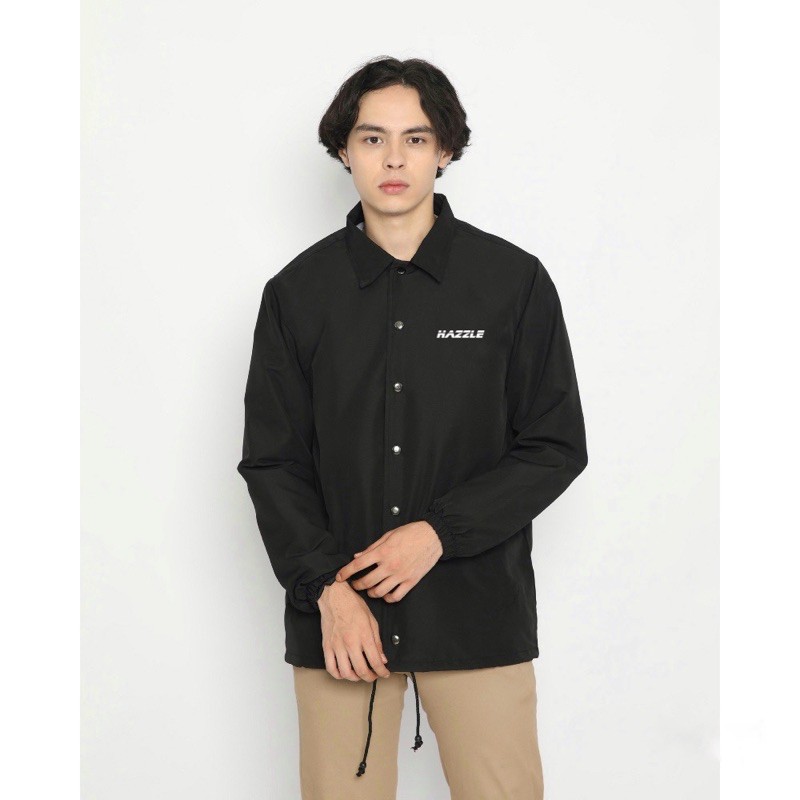 Jual Jaket Coach Polos Pria Original Hazzle | Shopee Indonesia