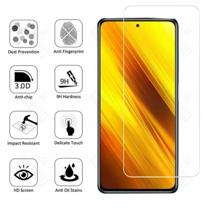 Jual TEMPERED GLASS XIAOMI POCO C71 C75 C65 - F7 F6 F5 F4 GT X3 NFC PRO ULTRA - POCO M5 M4 M3 ...