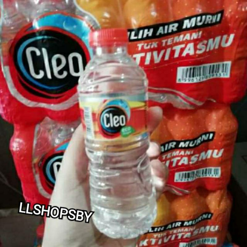 Jual cleo 220 ml x 24 cleo mini air mineral cleo botol mini +kardus (bisa 5) | Shopee Indonesia