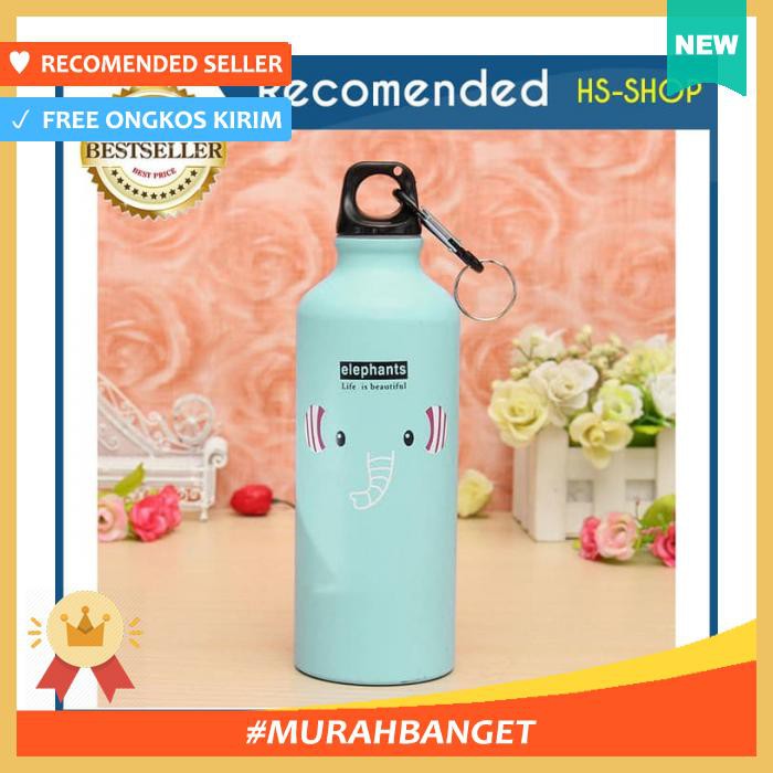 Jual Botol Minum & Termos - Botol Minum Kartun 500Ml Dengan Karabiner ...