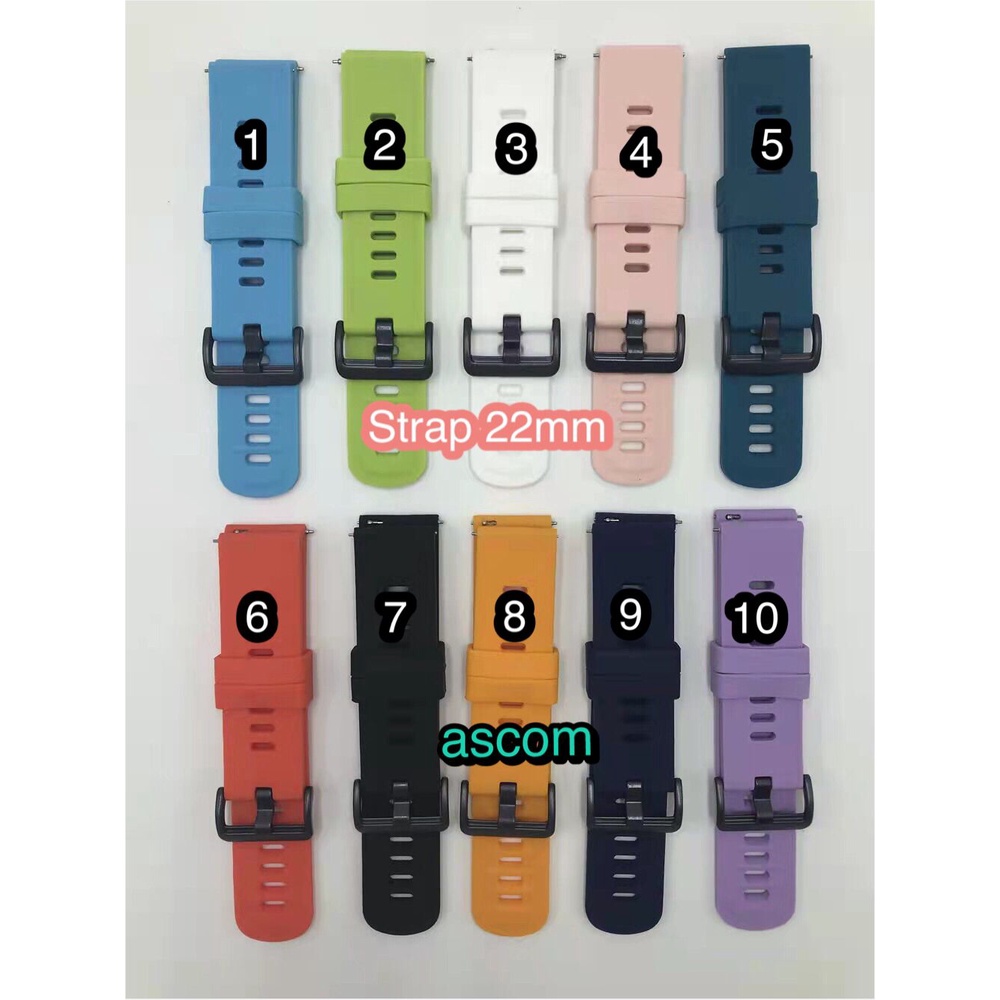 Jual Strap Amazfit GTR 47mm. GTR 2E. GTR Mini / Tali Strap Sport Band ...