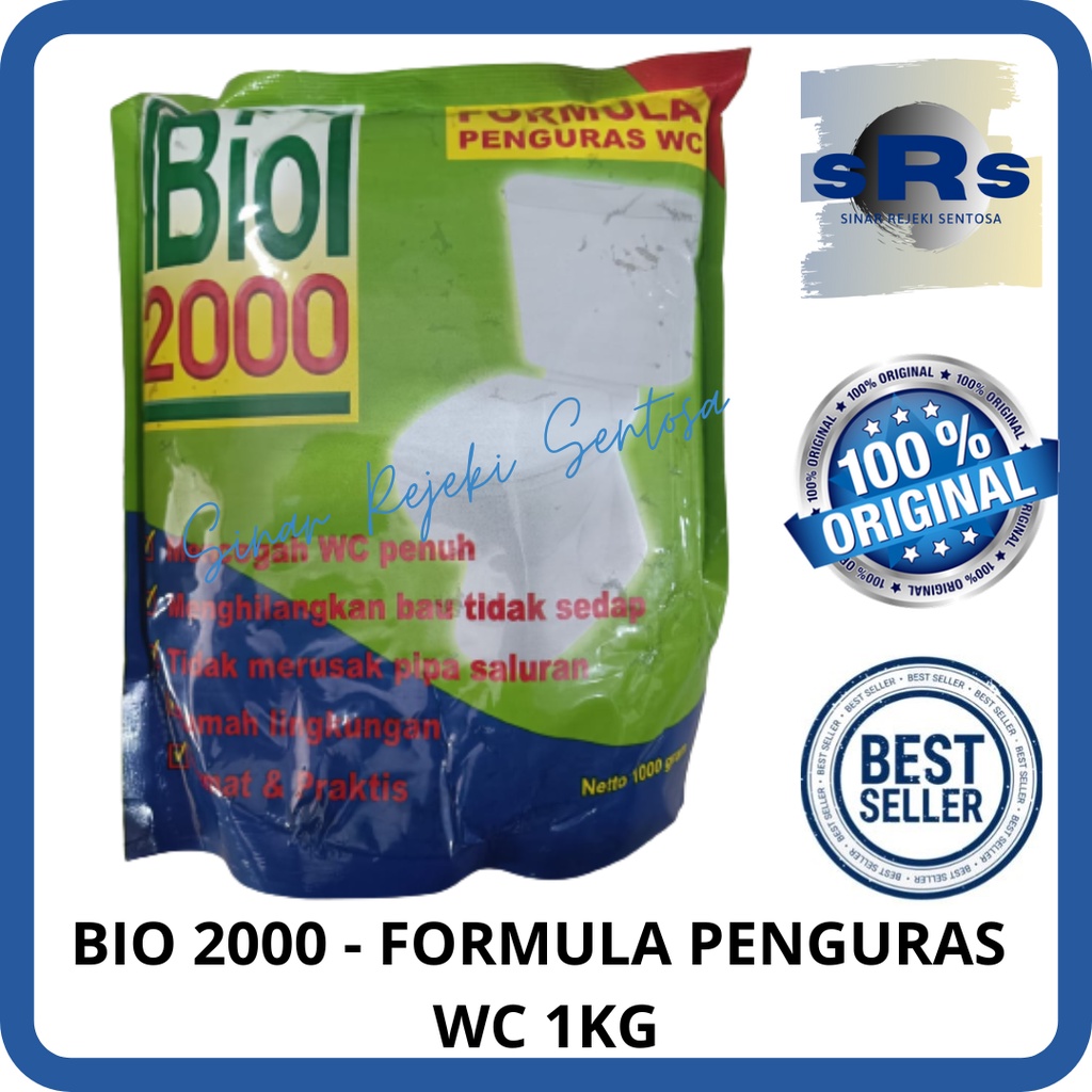 Jual BIO 2000 - PENGURAS WC/OBAT SEPTIC TANK/PENCEGAH WC PENUH 1000 ...