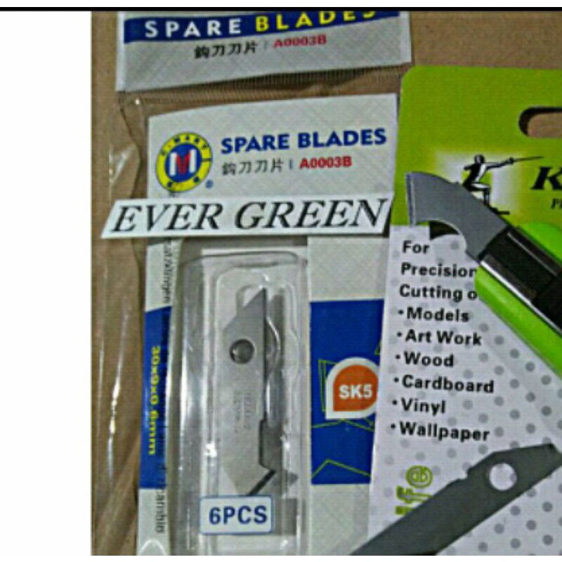 Jual Refill Isi Cutter Acrylic 1 pak : 6 pcs - C-Mart isi pisau ukir ...