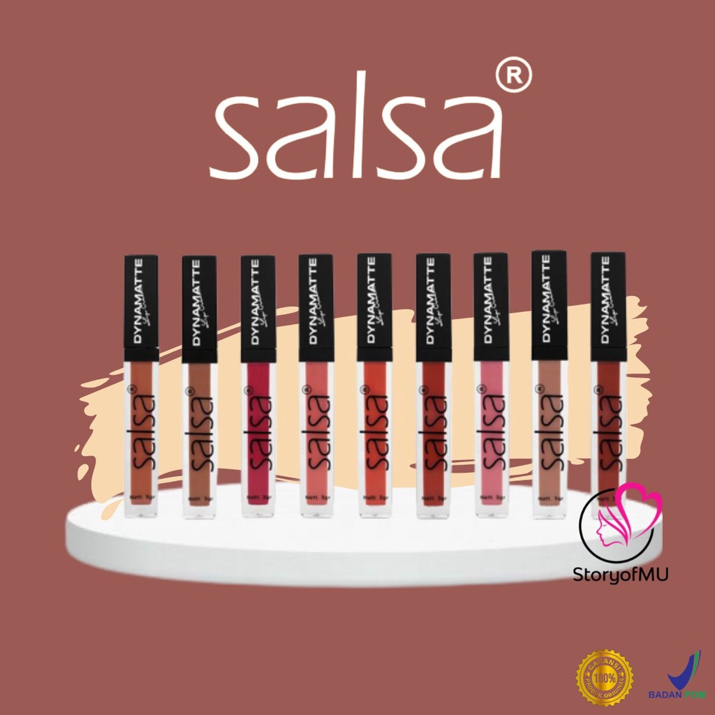Jual SALSA Dynamatte Lip Cream 5gr - Lipstick Long Lasting Matte ...