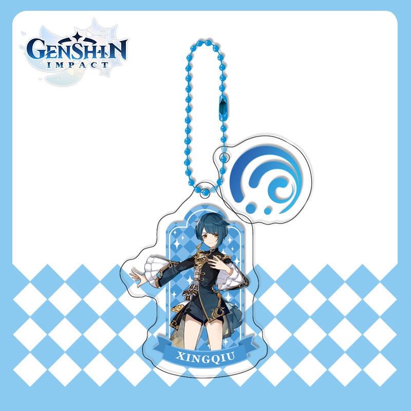 Jual Childe Neuvillette Furina Yelan Gantungan kunci acrylic keychain 3 ...