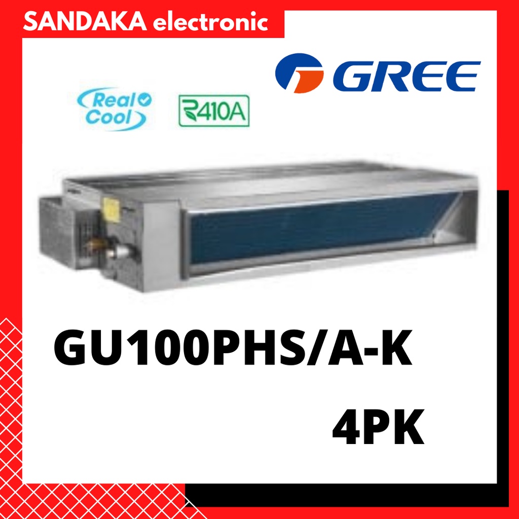 Jual AC DUCT GREE 4PK GU100PHS/A-K NON-INVERTER unit | Shopee Indonesia