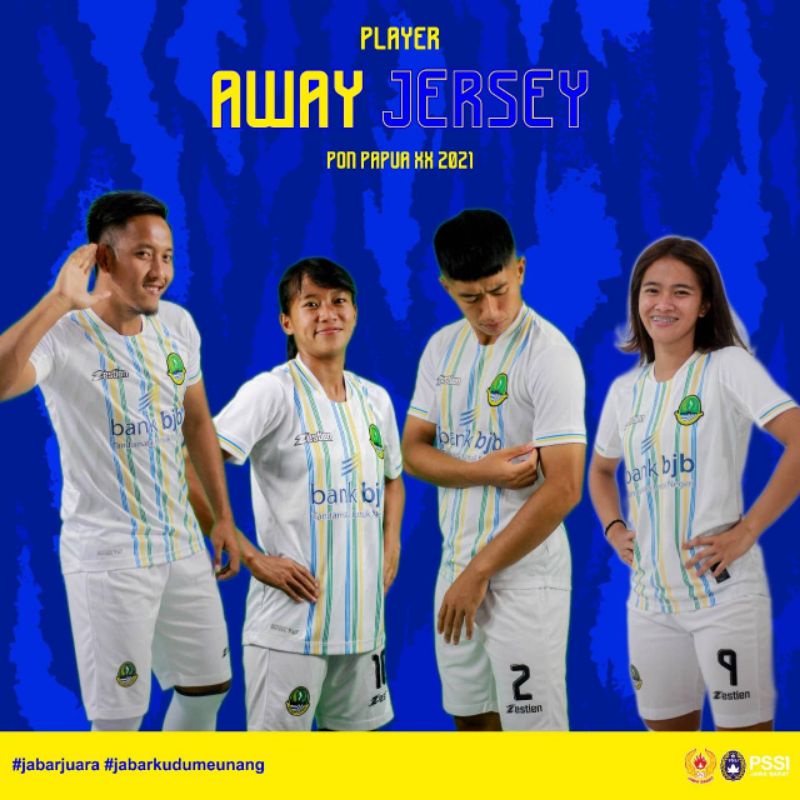 Jual AWAY Jersey Tim Jawa Barat PON Papua 2021 | Shopee Indonesia