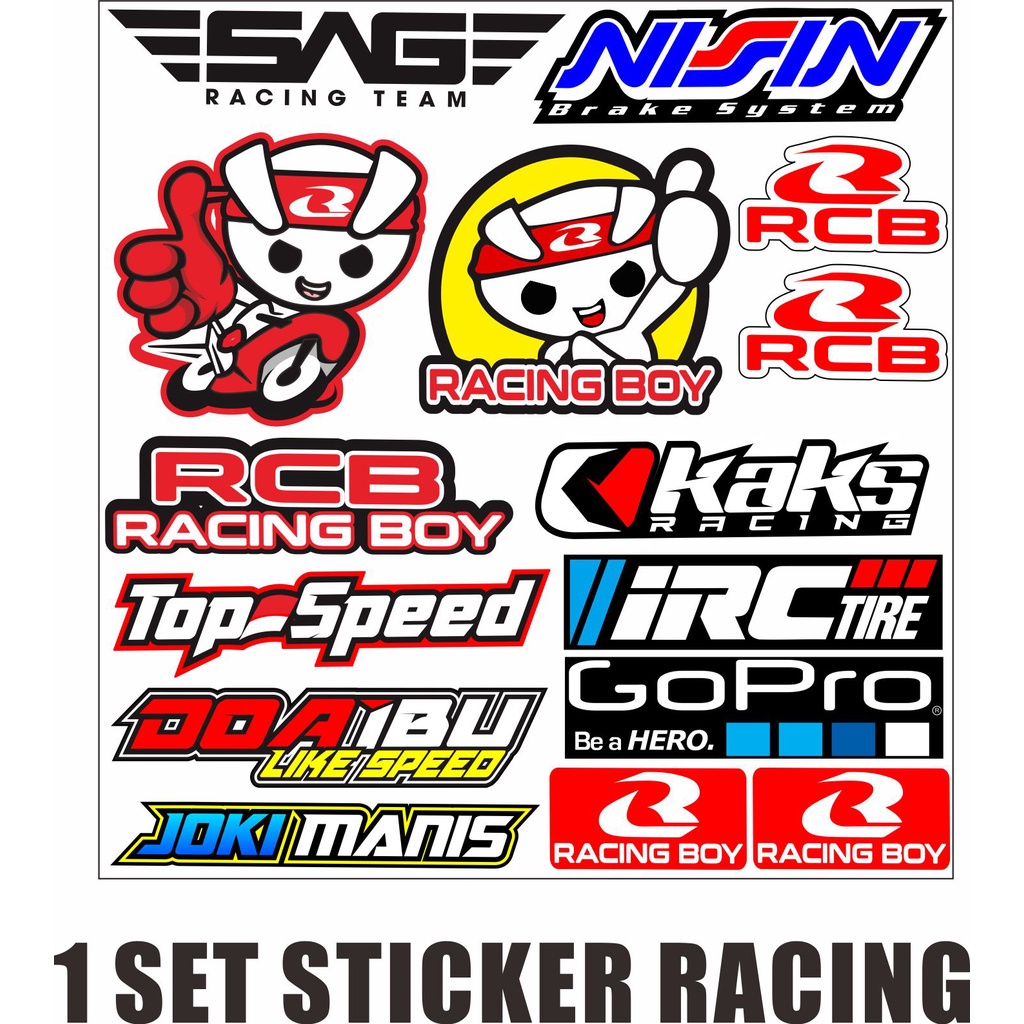 Jual STIKER POLET MOTIF STICKER RACING VARIASI/STICKER ALL MOTOR ...