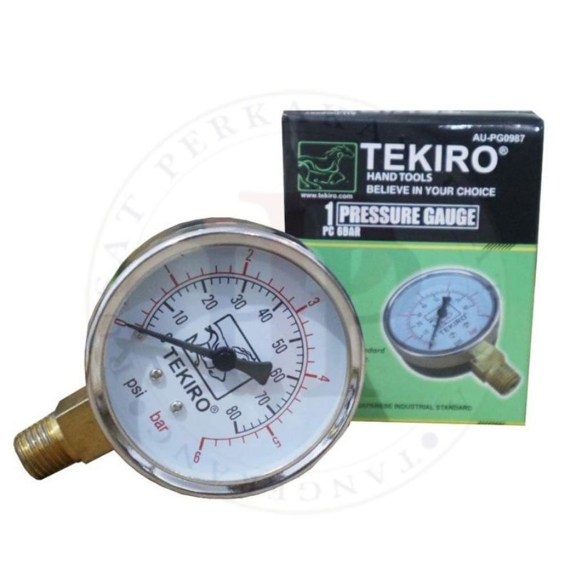 Jual PRESSURE GAUGE TEKIRO MANOMETER ALAT PENGUKUR TEKANAN ANGIN ...