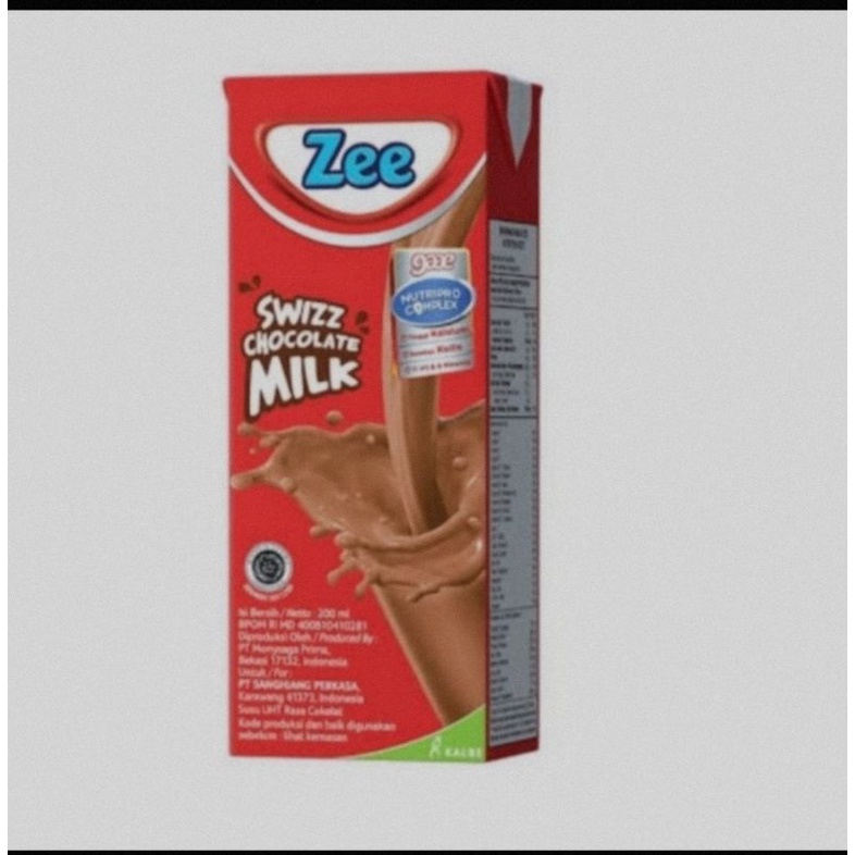 Jual Zee UHT Susu Zee 200ml Coklat&Strawberry Zee RTD | Shopee Indonesia