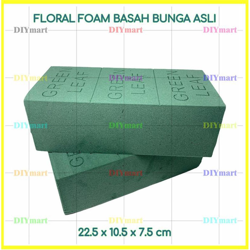 Jual BUSA BUNGA BASAH WET FLORAL FOAM | Shopee Indonesia