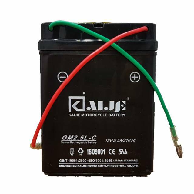Jual Aki Accu Kering MF Motor GM2.5 Kaijie Honda GL Pro / Mega Pro 12V ...