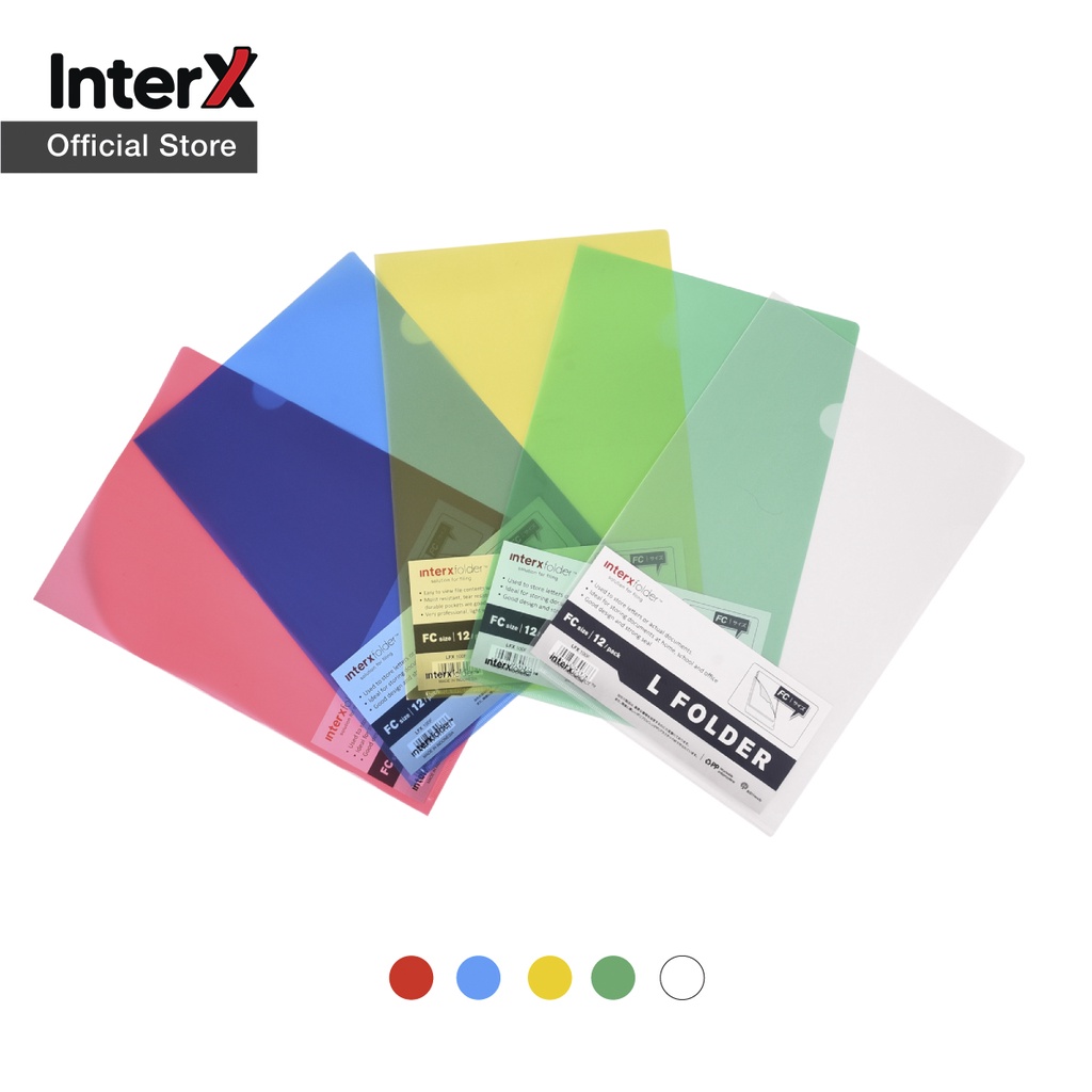 Jual InterX Folder Clear Sleeves/ Map L Plastik Arsip File Kantor ...