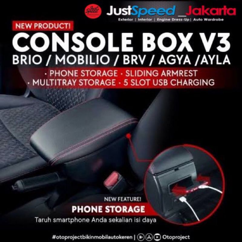 Jual Console Box Mobil Honda New Brio | Shopee Indonesia