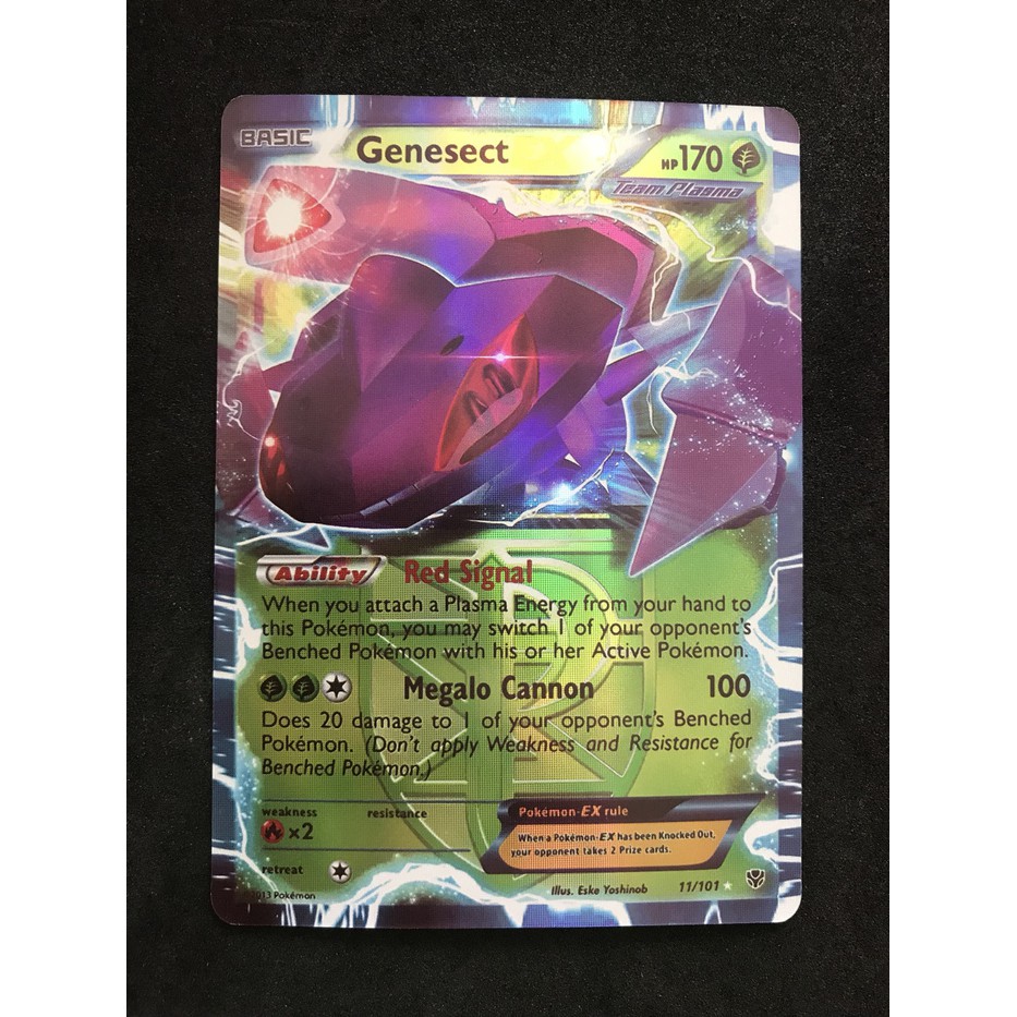 Jual Kartu Pokemon TCG Sun&Moon Genesect EX (harga/kartu) | Shopee ...